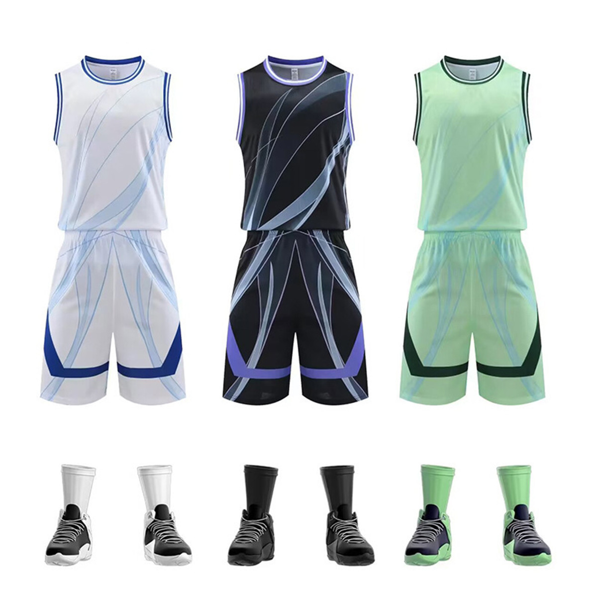 Personalized Custom Basketball Kit with your team name and number